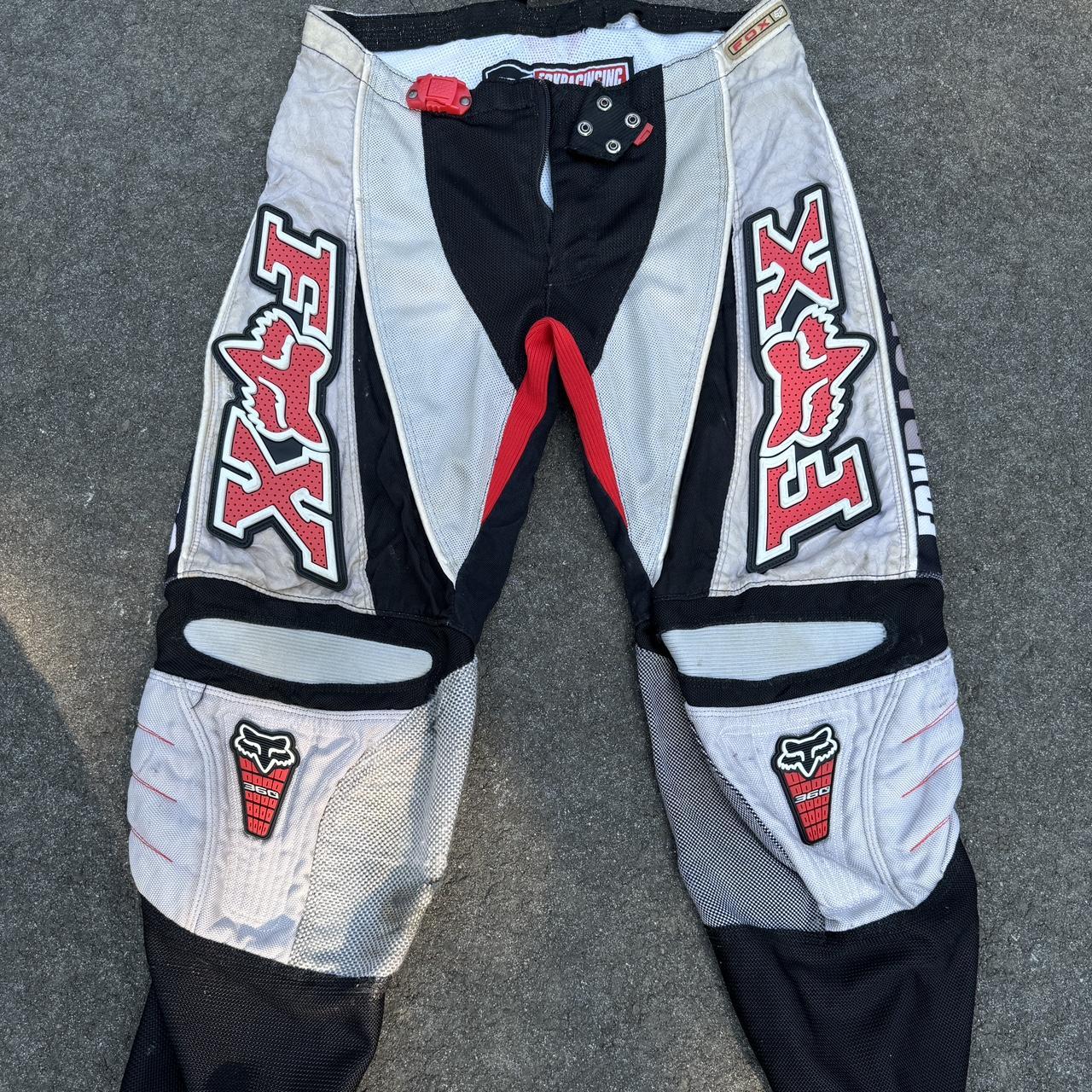 Vintage Fox Racing Pants Functional Zipper Broken... | Depop