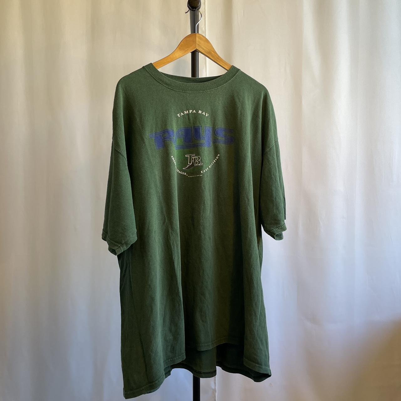 Vintage Y2K Tampa Bay Devil rays T-shirt 2/3XL... - Depop