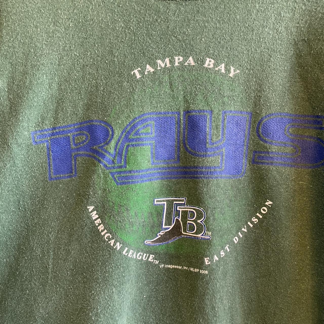 Vintage Y2K Tampa Bay Devil rays T-shirt 2/3XL... - Depop