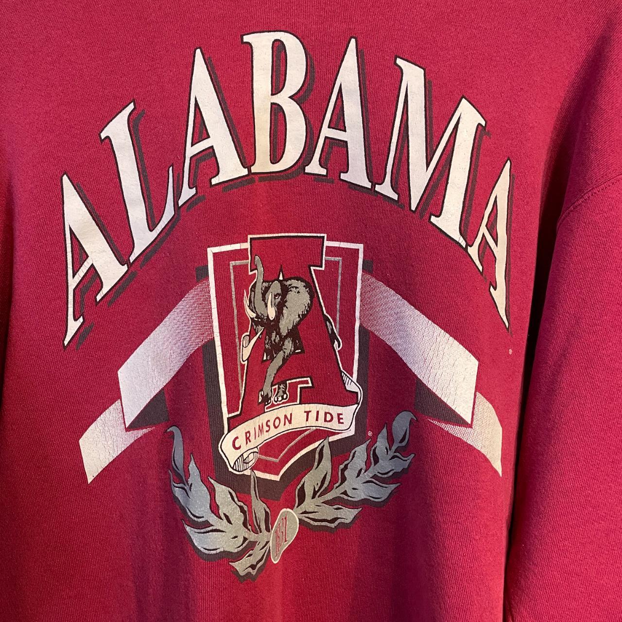 Vintage Alabama Crimson Tide Crewneck Sweatshirt... - Depop