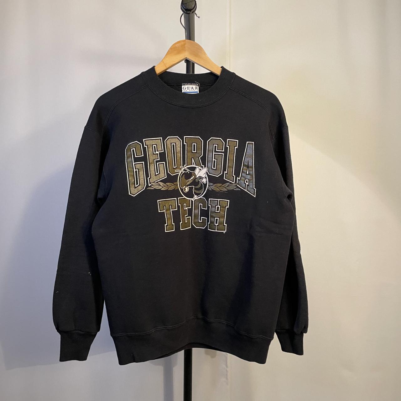 Vintage Georgia Tech Yellow Jackets 1991 Crewneck... - Depop