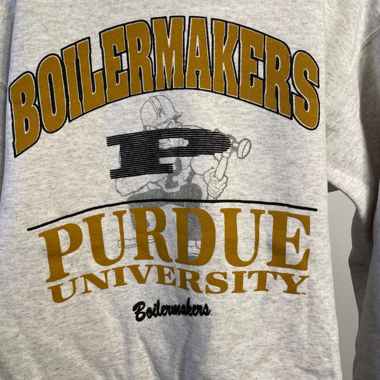 Vintage Purdue University Boilermakers Crewneck... - Depop