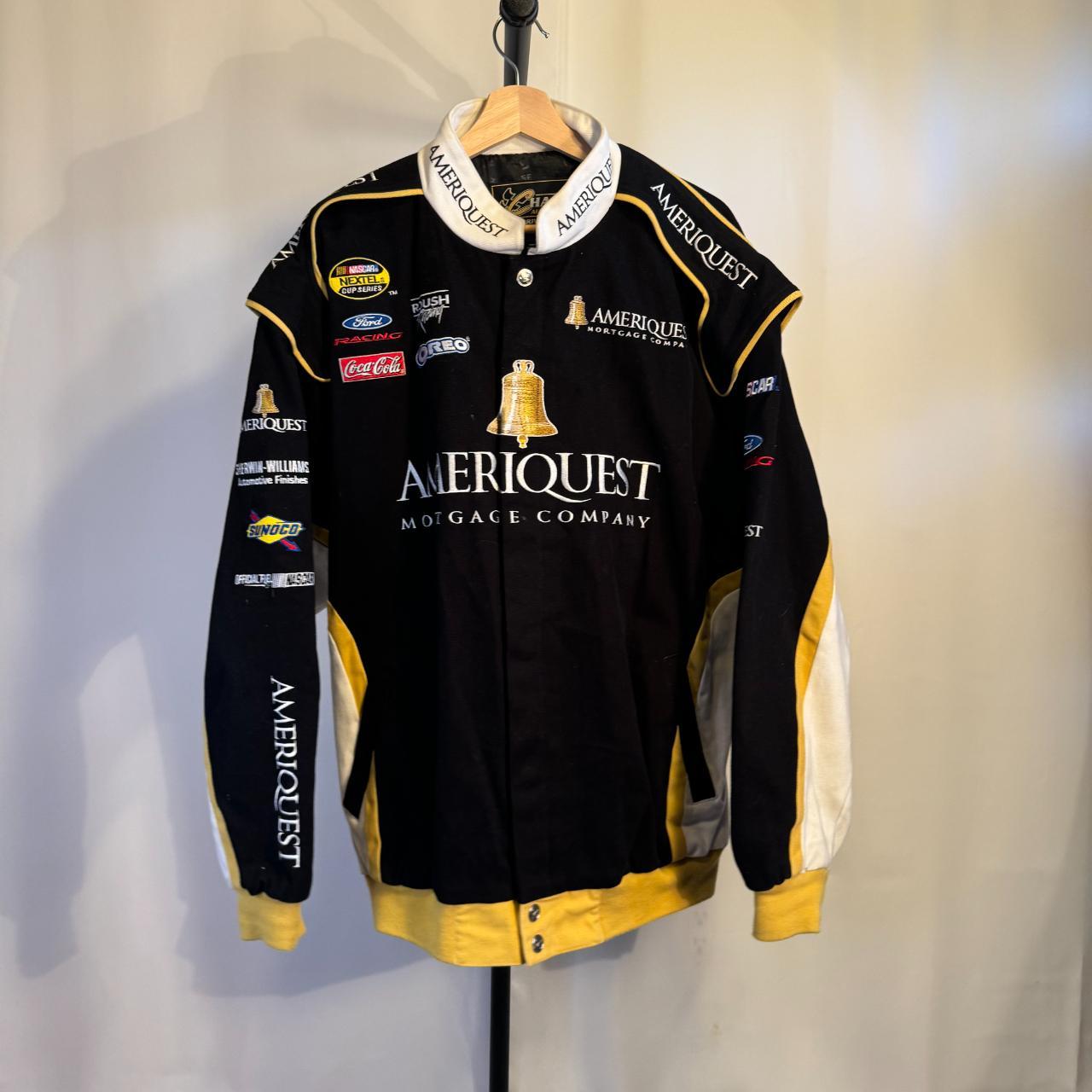 Vintage 90s Greg Biffle Ameriqiuest Chase Authetics... - Depop