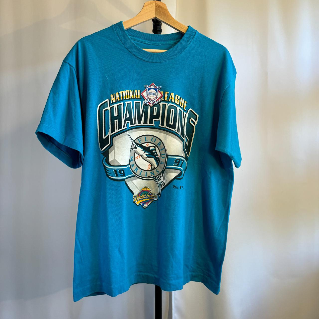 Vintage 1997 Florida Marlins National League... - Depop
