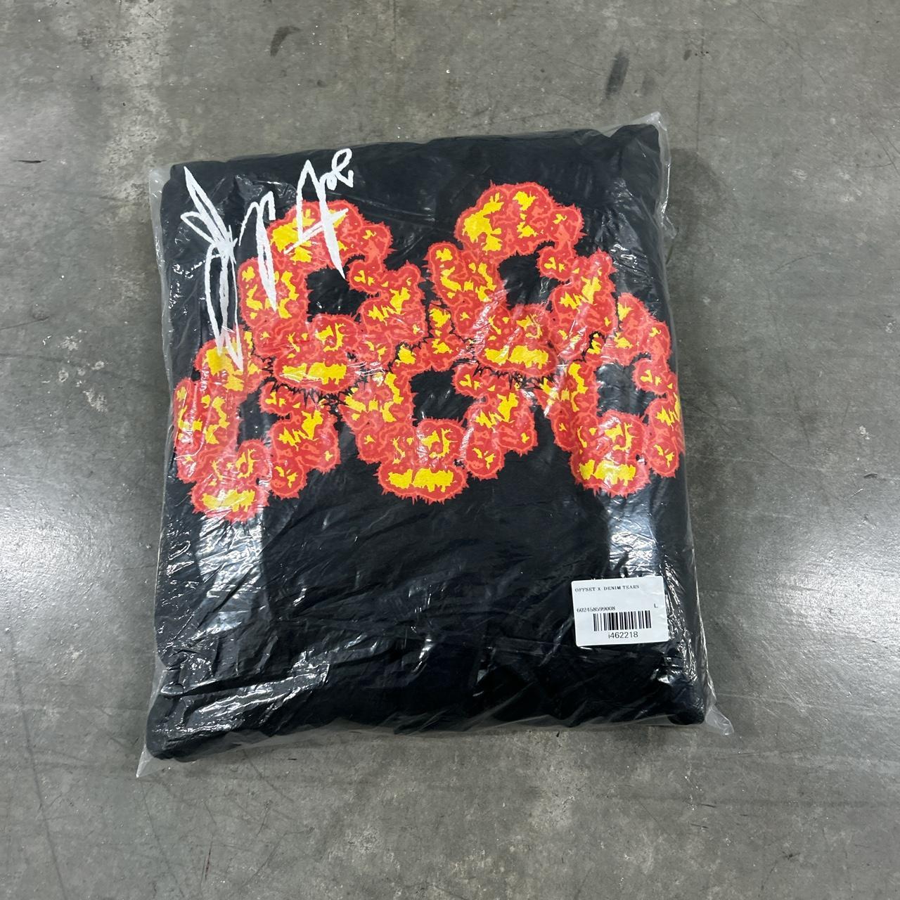 LARGE Offset x Denim Tears Hoodie - Depop