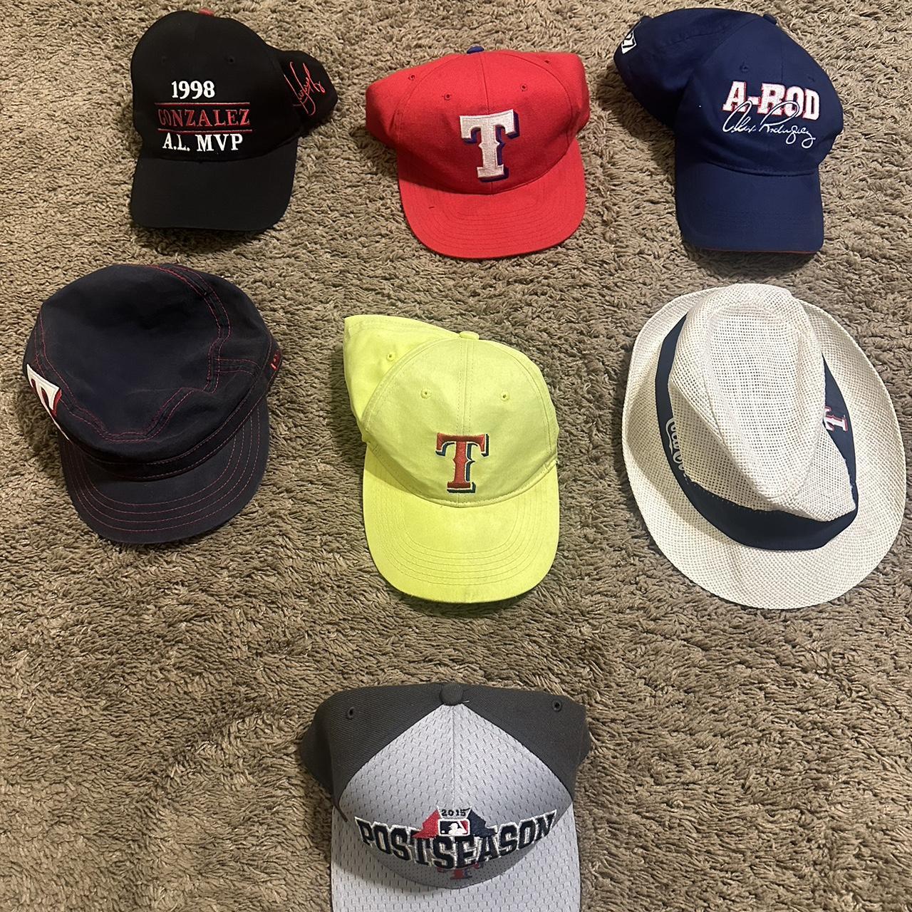 Vintage MLB Texas Rangers 7 hat Bundle 90s - Depop