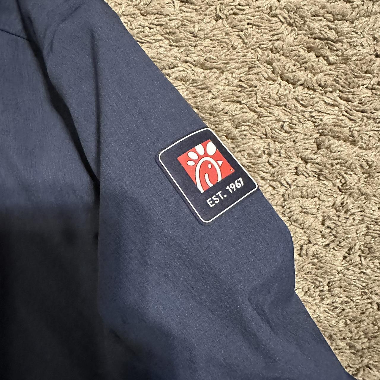 Vintage chick fil a “team member” jacket 00s woman’s... - Depop