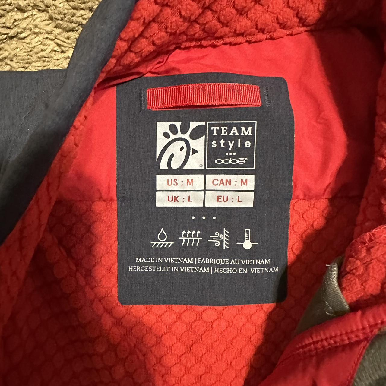 Vintage chick fil a “team member” jacket 00s woman’s... - Depop