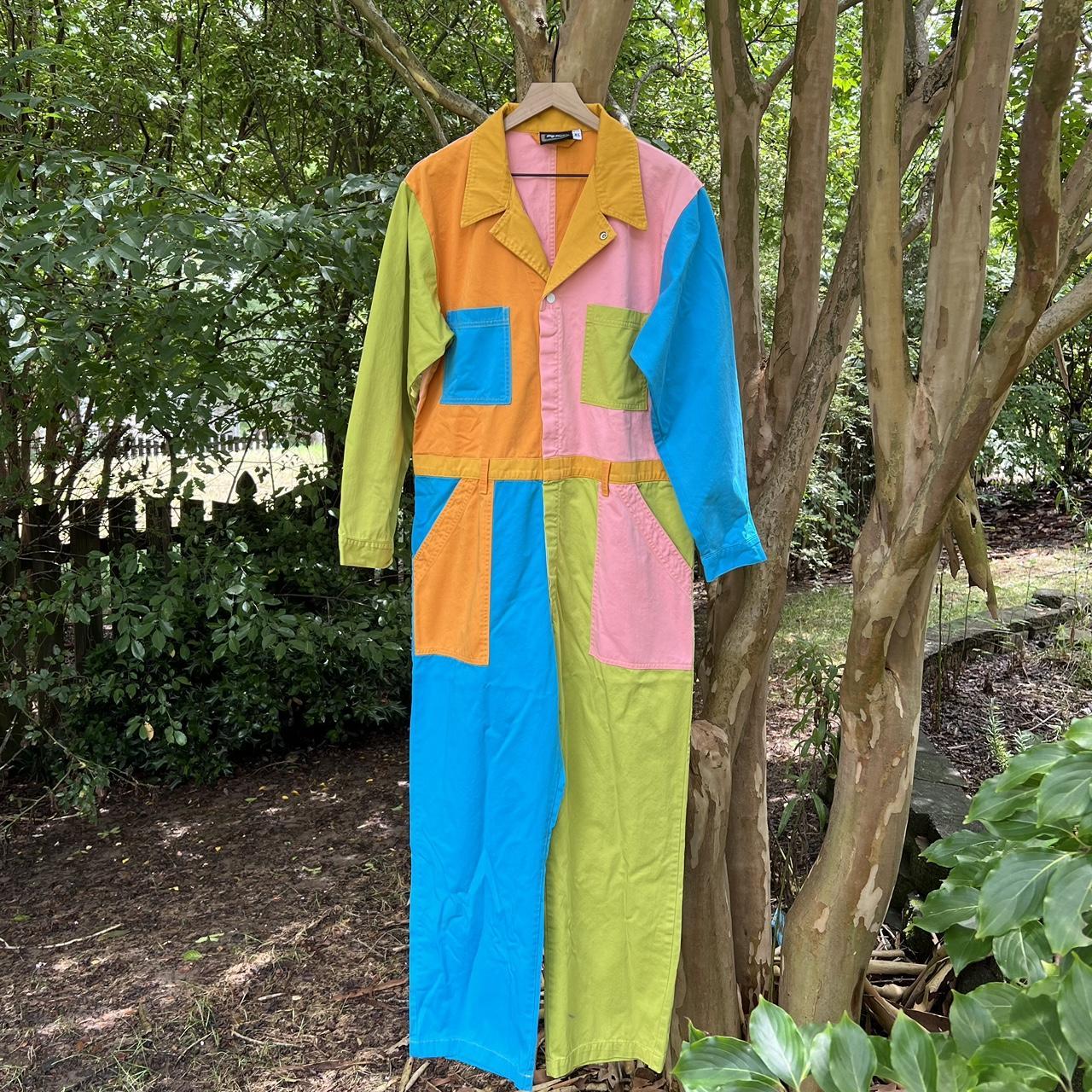 Big Bud Press Colorblock Everyday Jumpsuit Size... - Depop