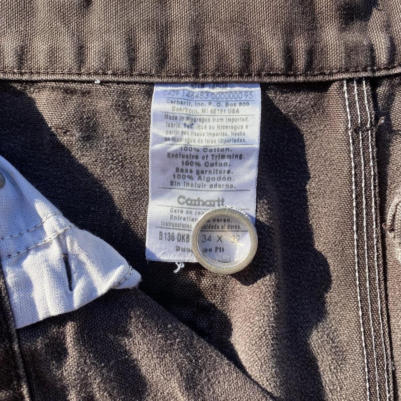 Carhartt B136 Double Knee Pants Tagged Size... - Depop