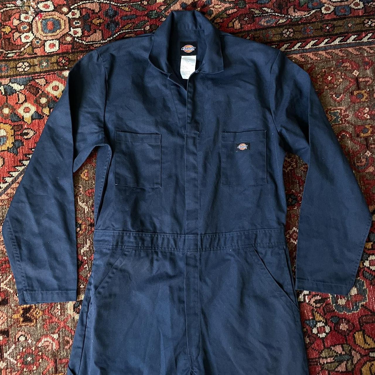 Navy Blue Dickies Coveralls Jumpsuit In Perfect Depop