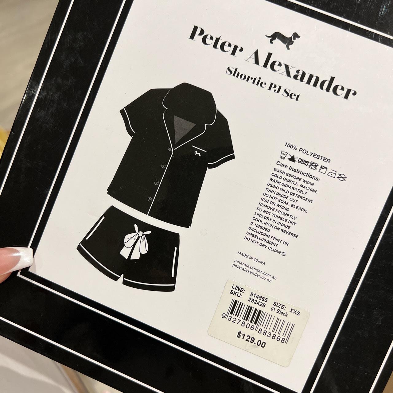 Peter Alexander pyjamas - Black Chic Satin Pj... - Depop