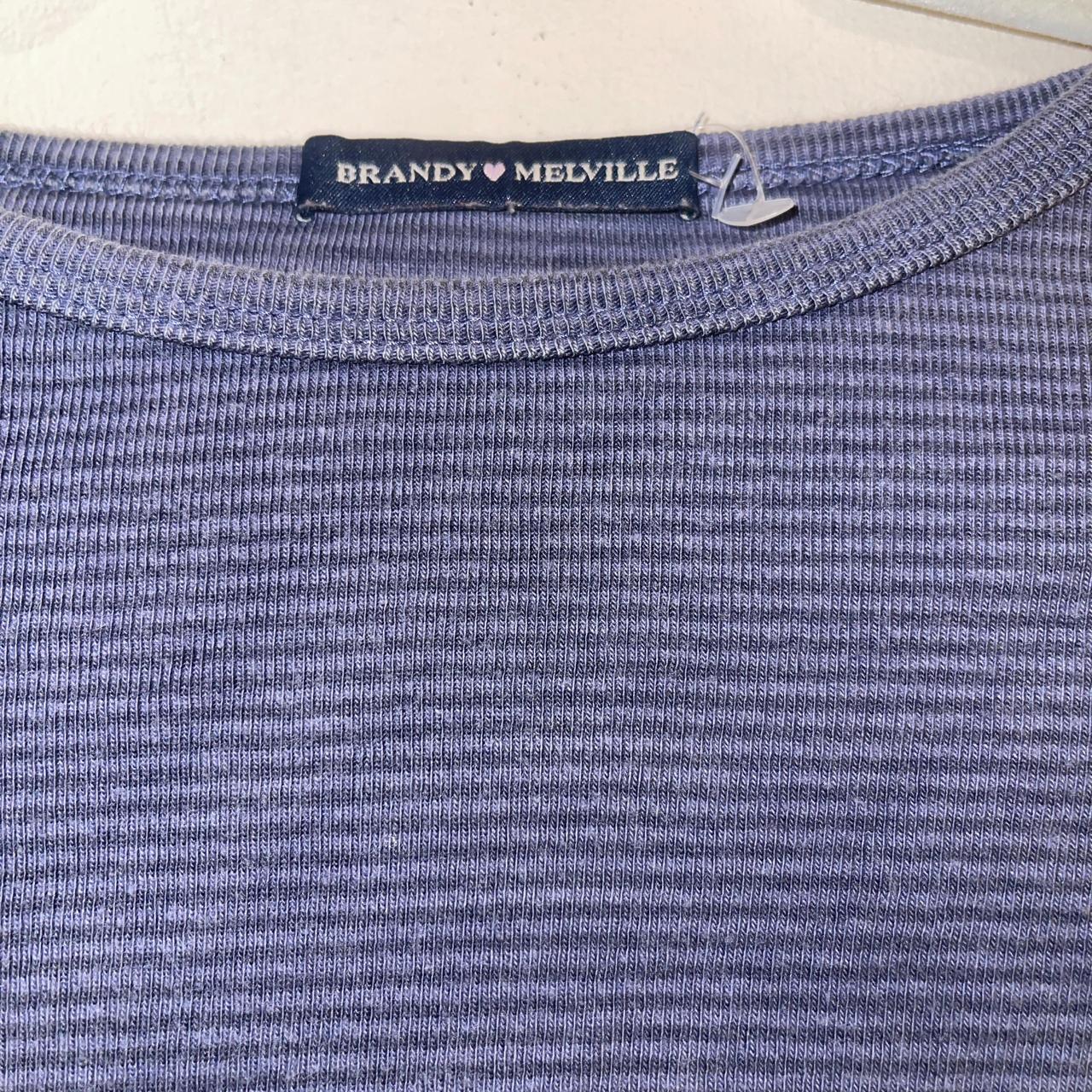 Blue striped brandy long sleeve⚓️ now... - Depop