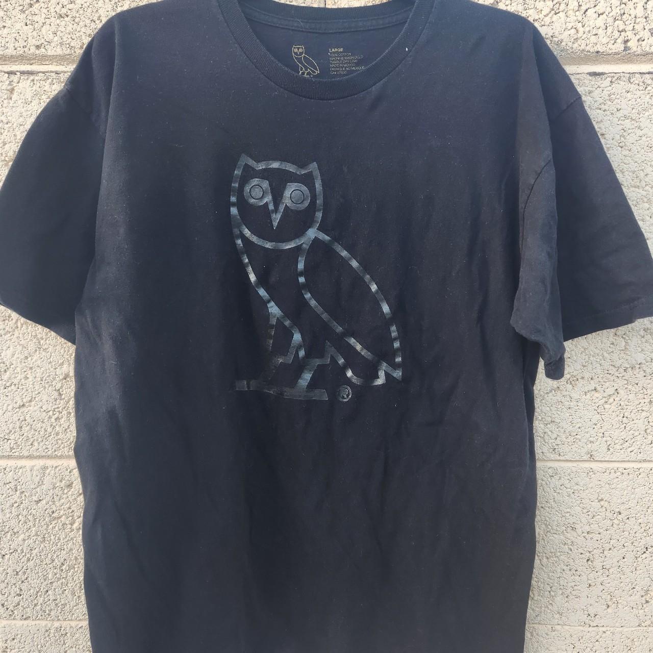 Drake OVO owl monochrome tee Octobers very own... - Depop