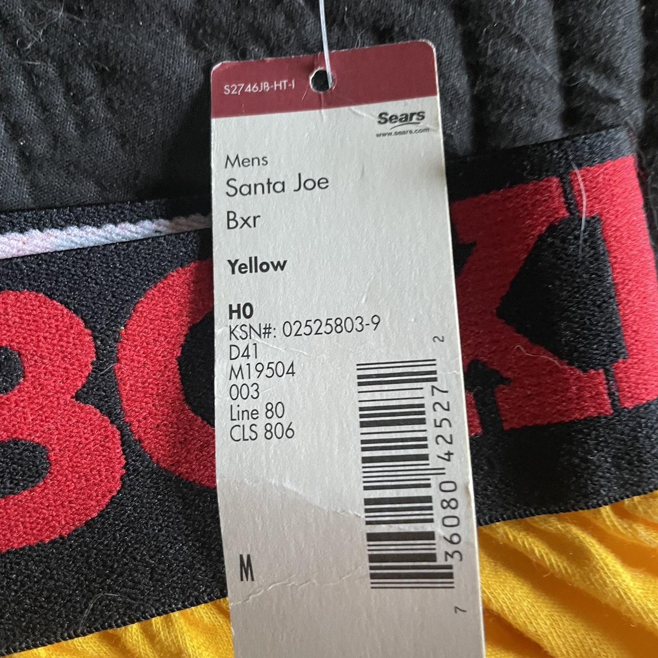 “Men’s” medium joe boxer smiley face Santa boxers/... - Depop