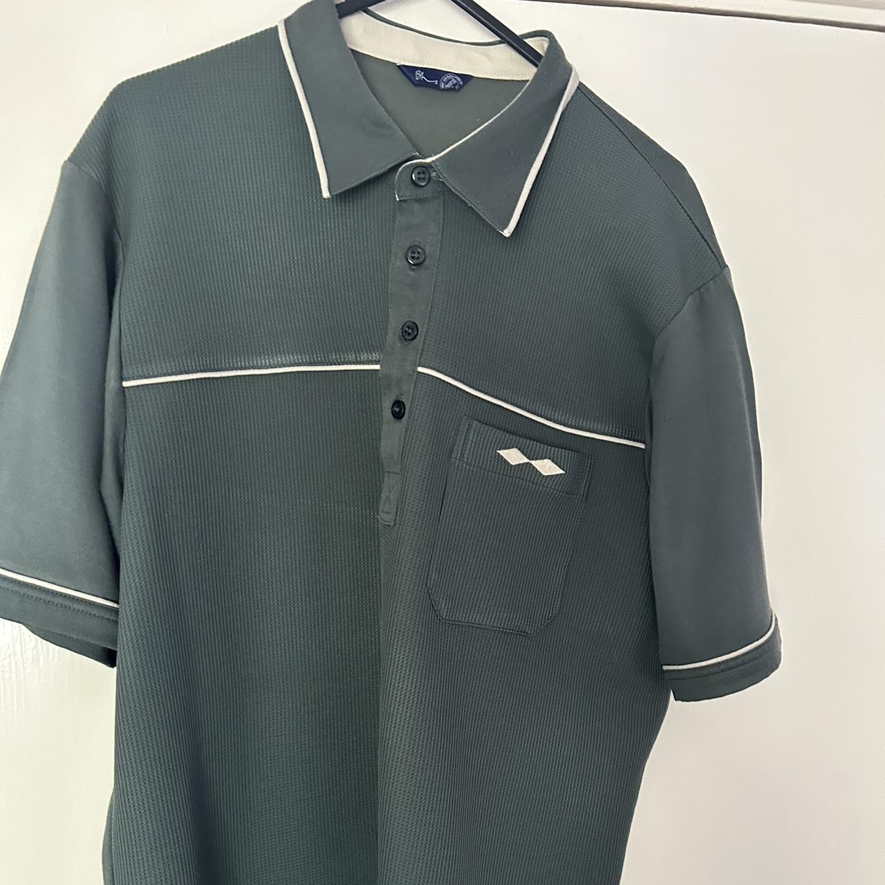 Men classic green polo shirt size medium by BHS in... - Depop