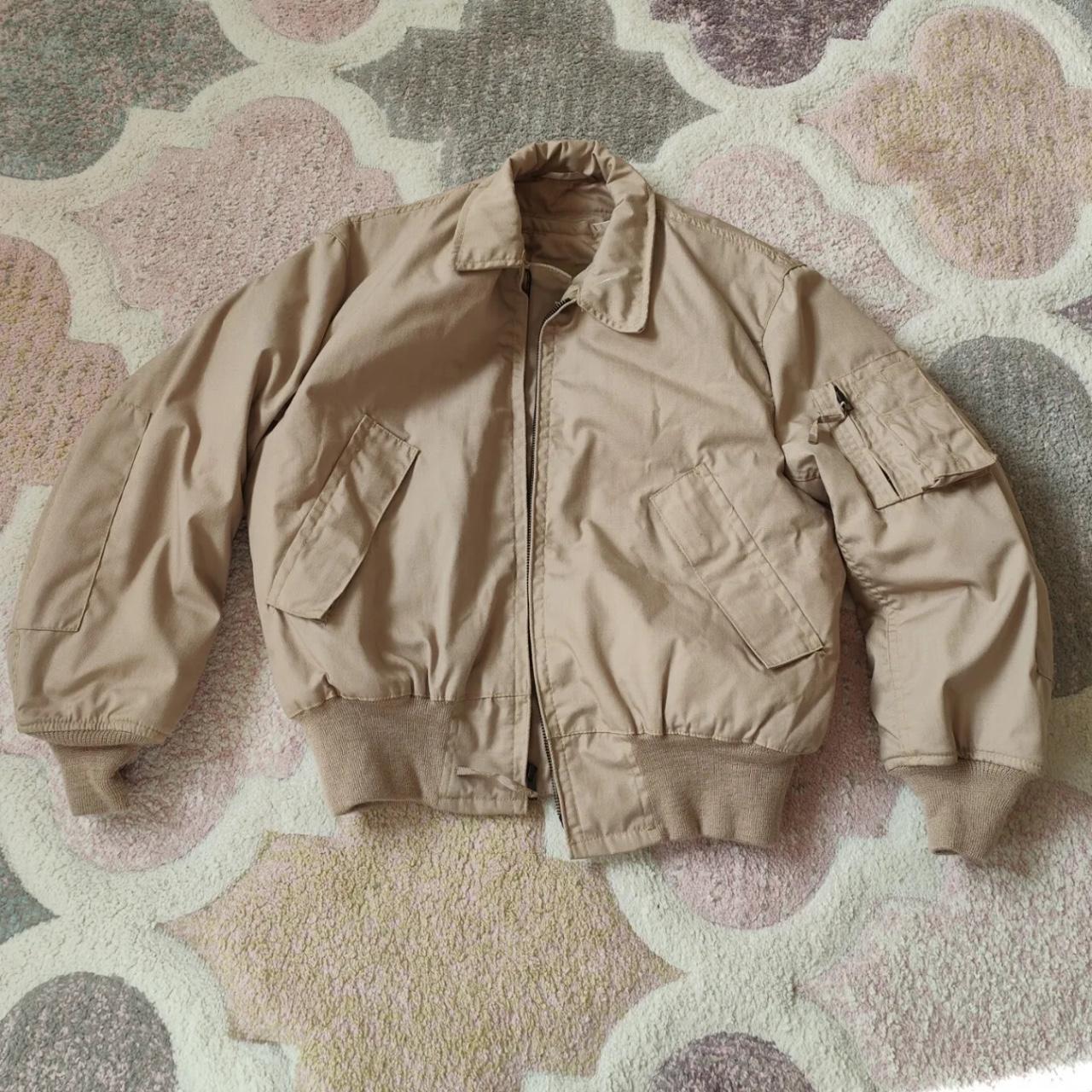US ARMY Tanker Jacket CVC Desert Tan Small Brand... | Depop