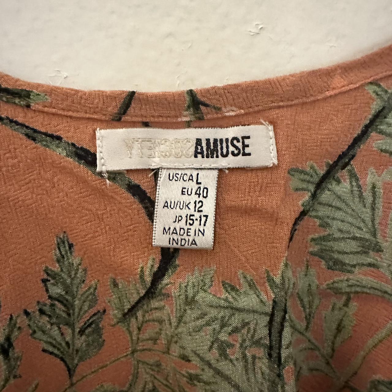 Amuse Society cowl neck floral tank #amusesociety... - Depop