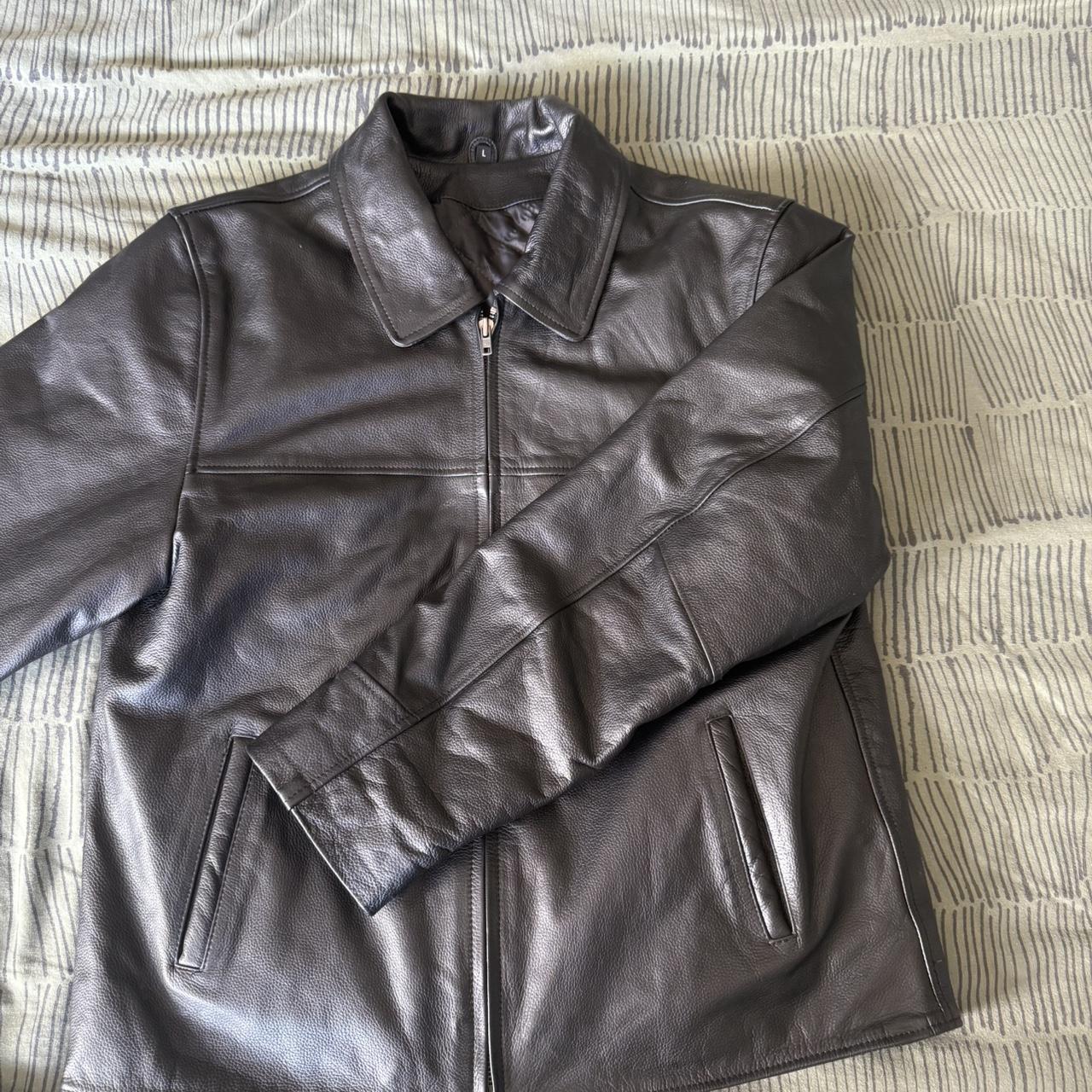 Black Mutimer Leather Jacket - Excellent... - Depop