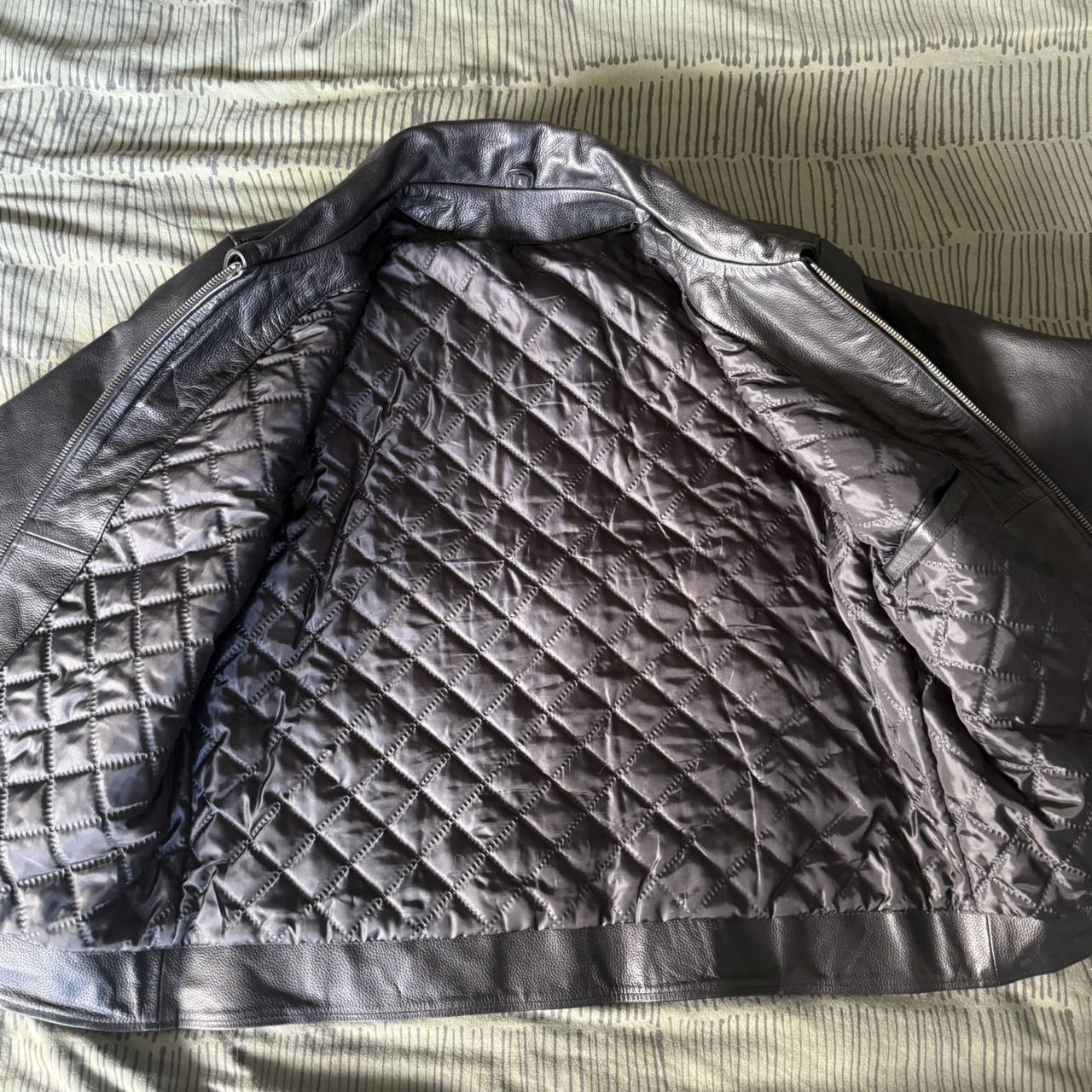 Black Mutimer Leather Jacket - Excellent... - Depop