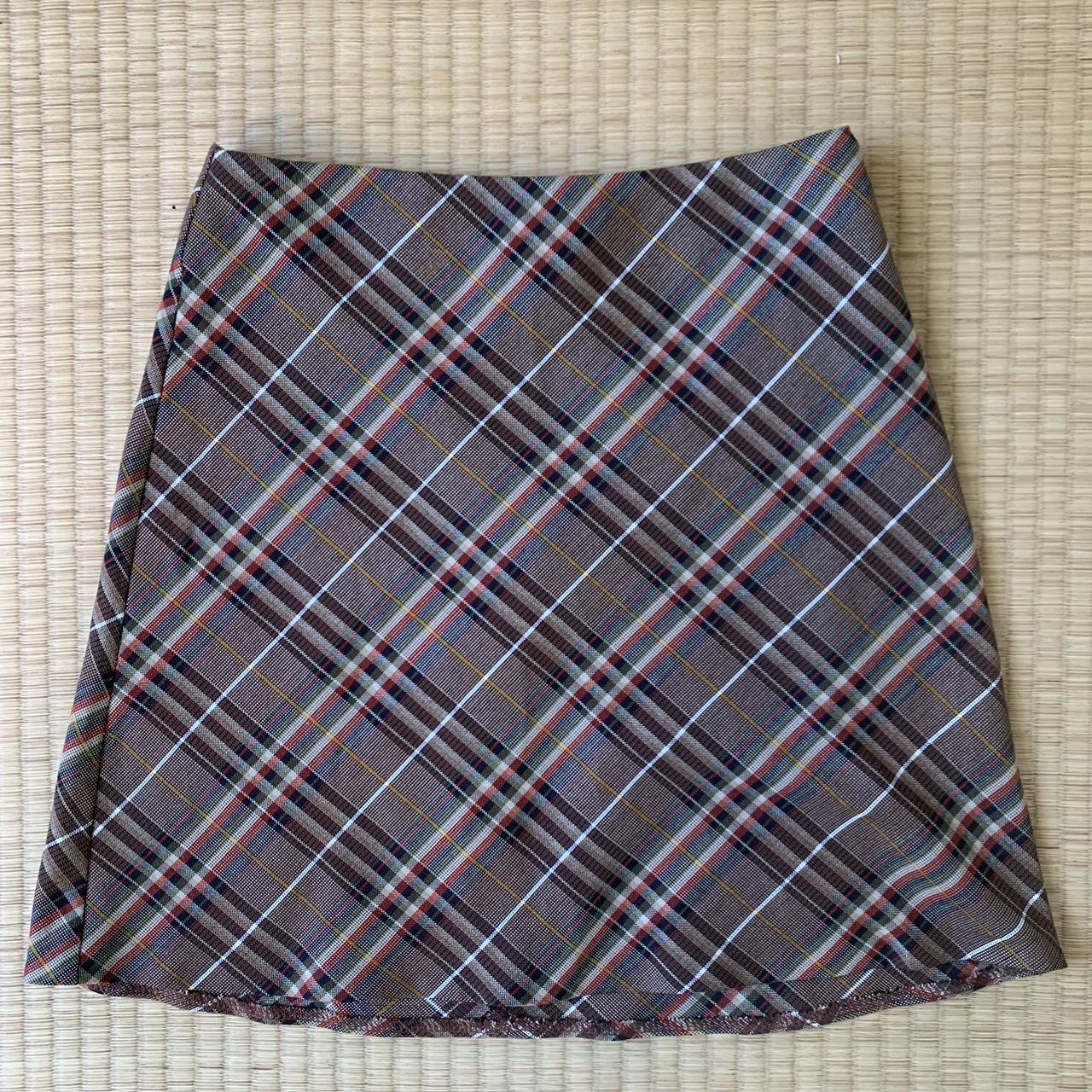 Princess Polly Darwin Plaid Mini Skirt Like new... - Depop