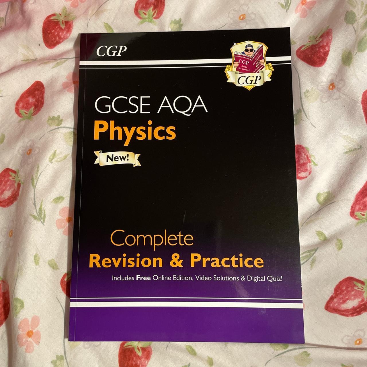 CGP AQA GCSE physics revision book !! unused + still... - Depop