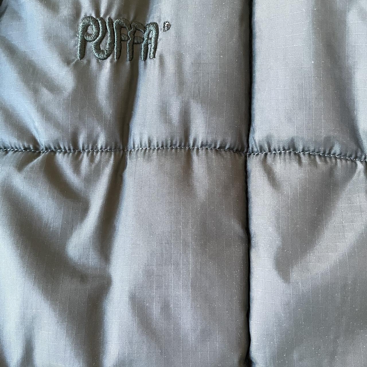 Puffa - Dark Green Puffer Jacket - Depop