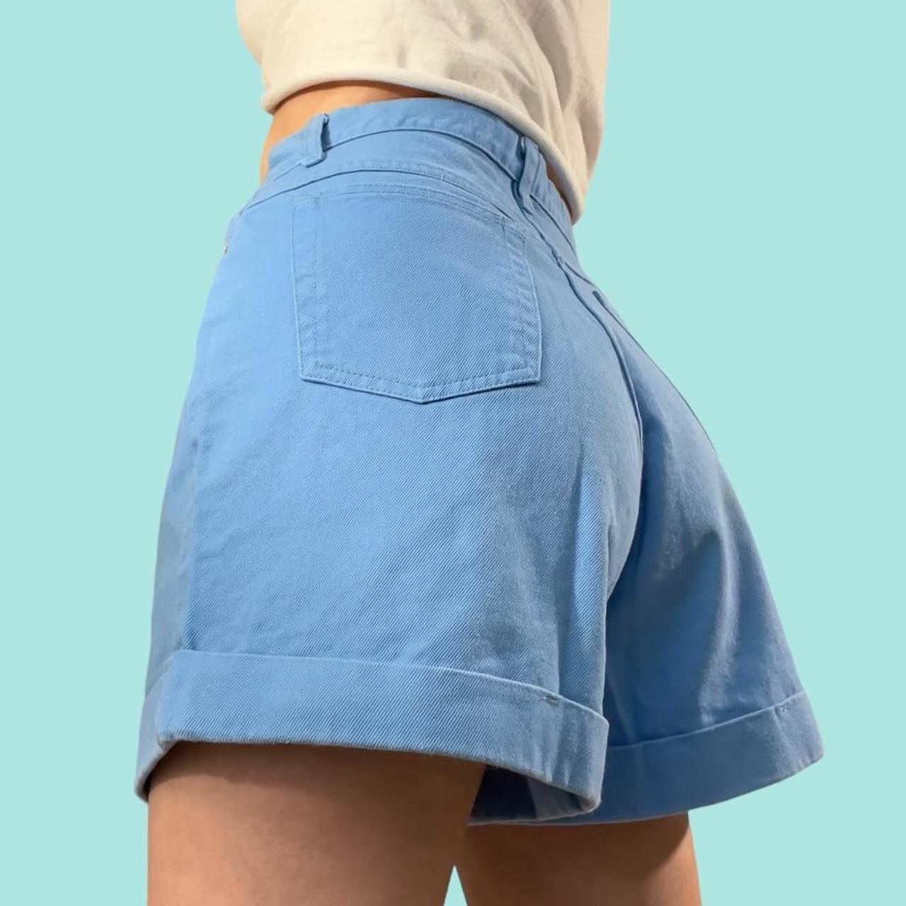 Women's Blue Shorts | Depop