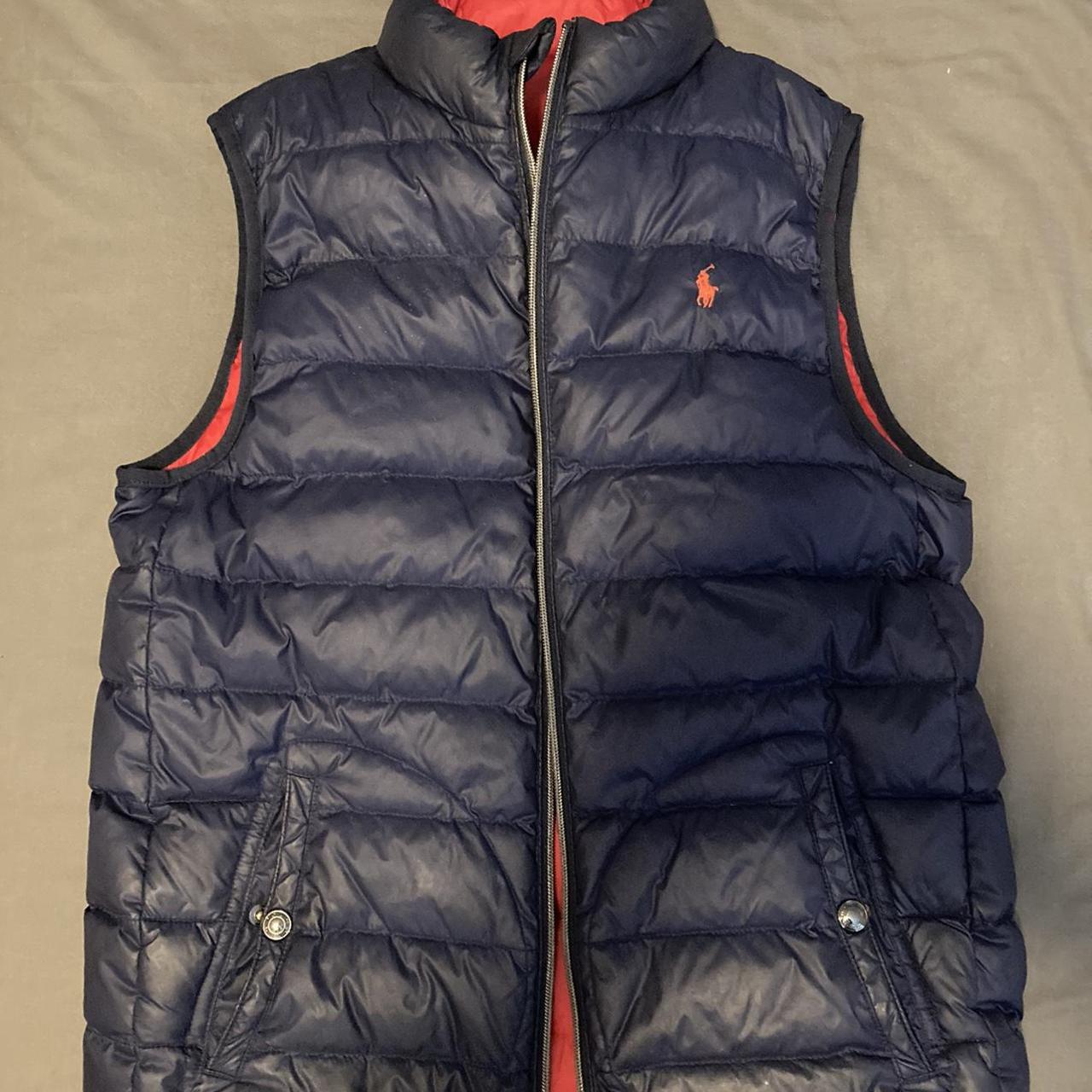 boys reversible polo ralph lauren gilet age 13-14.... - Depop