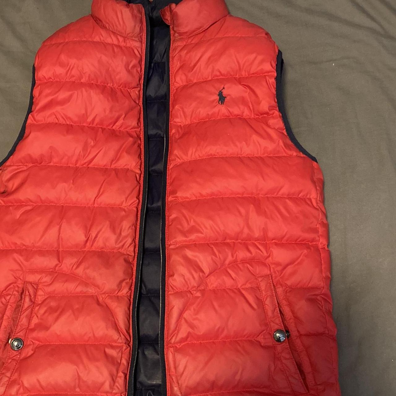 boys reversible polo ralph lauren gilet age 13-14.... - Depop