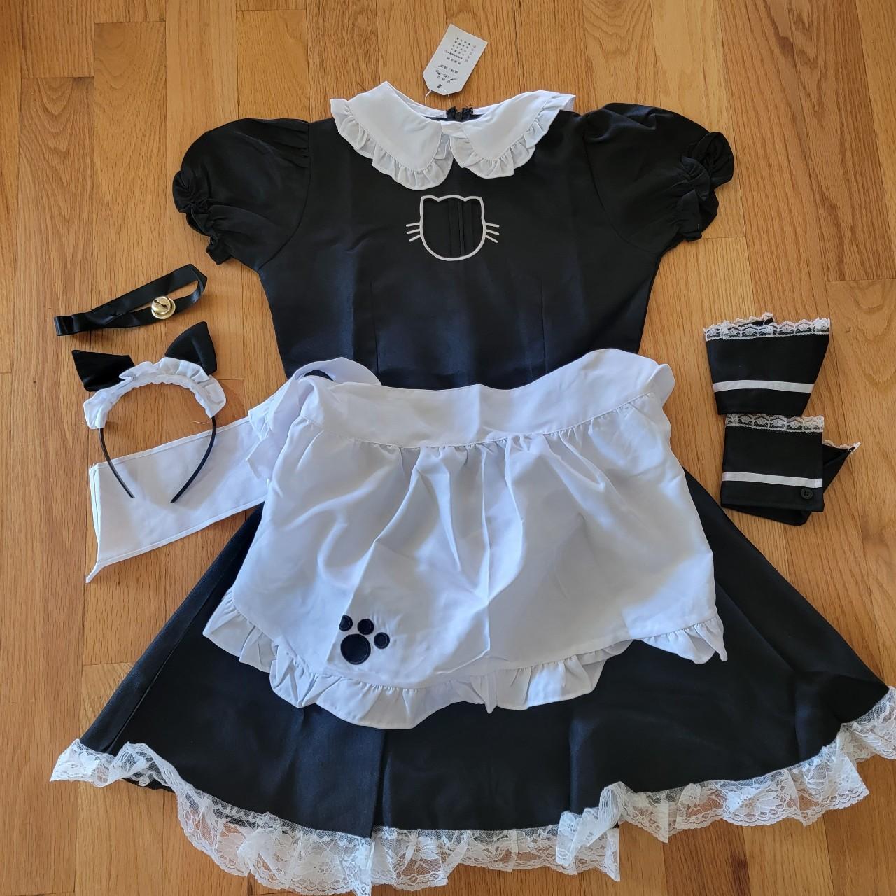 Nijisanji En Luxiem Mysta Rias Maid cosplay and wig... - Depop