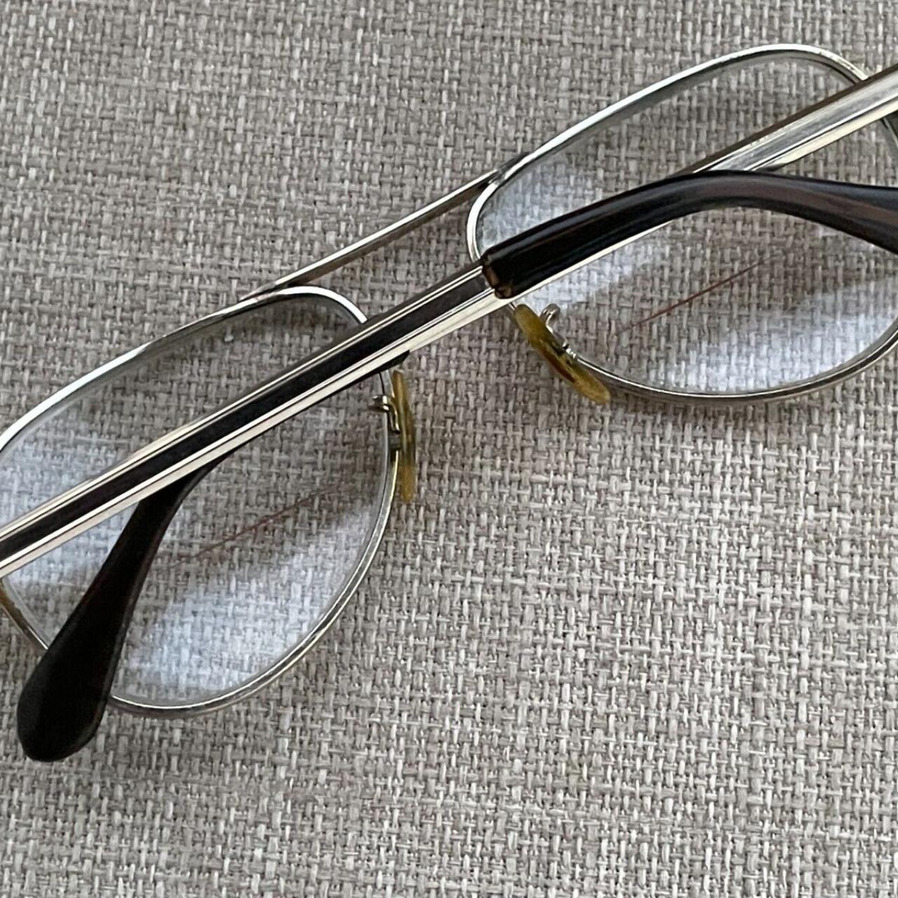 Universal Standard Men's Gold Sunglasses | Depop