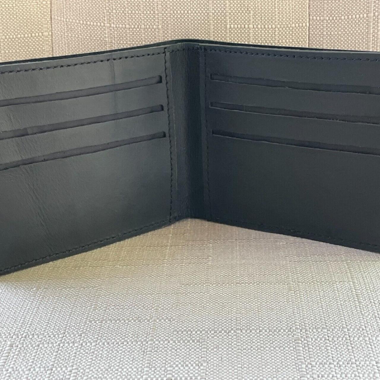 Slim fold Wallet Genuine Leather Cardholder Bifold... - Depop