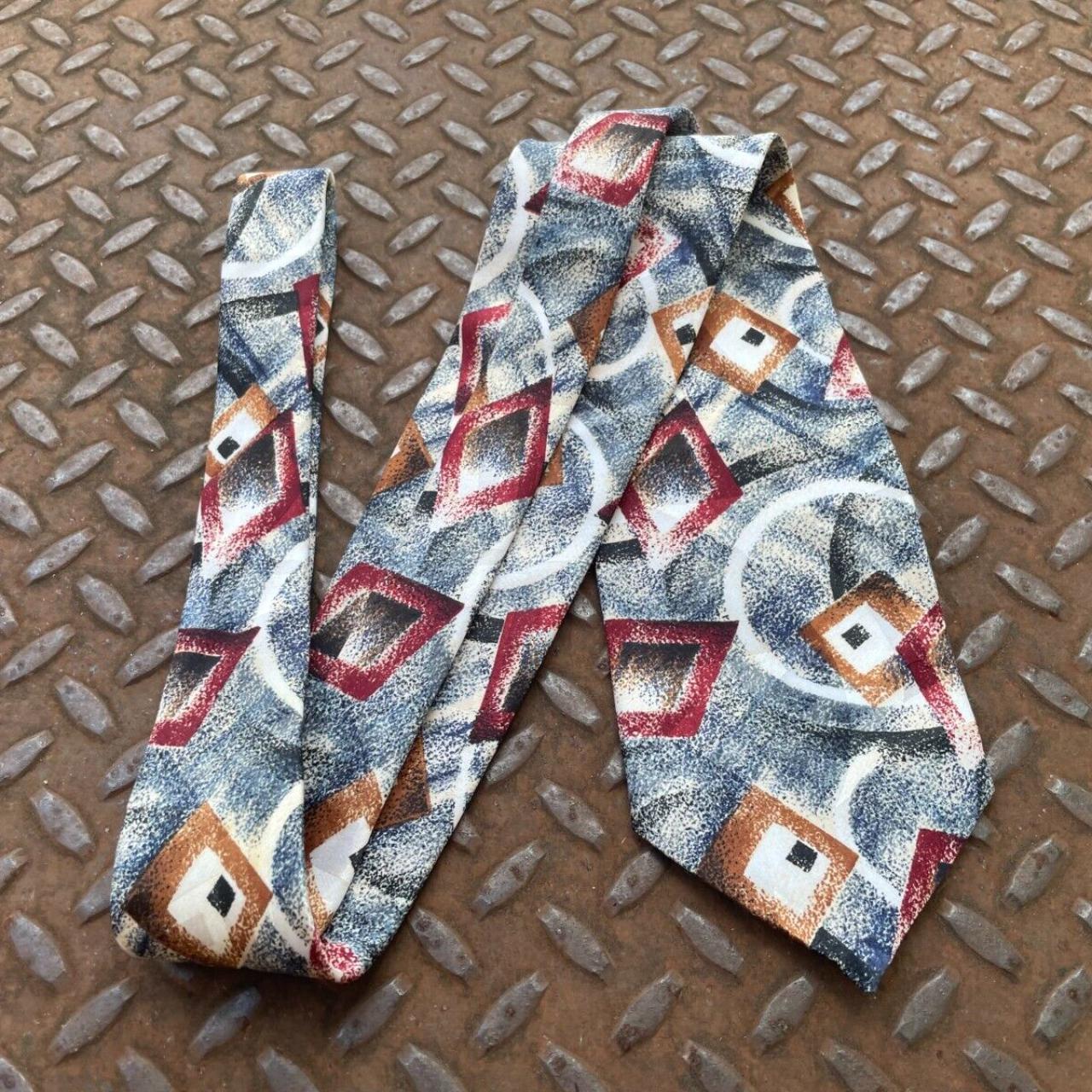 David Crystal Men Tie Vintage Necktie Classic Tie... - Depop