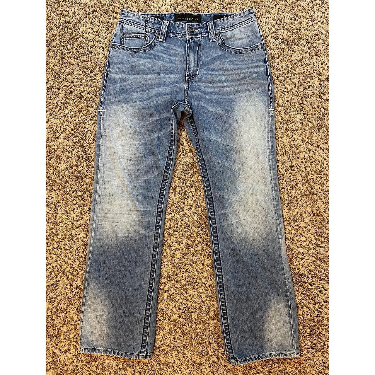 •Affliction 2000s Men’s Premium Grant Denim... - Depop