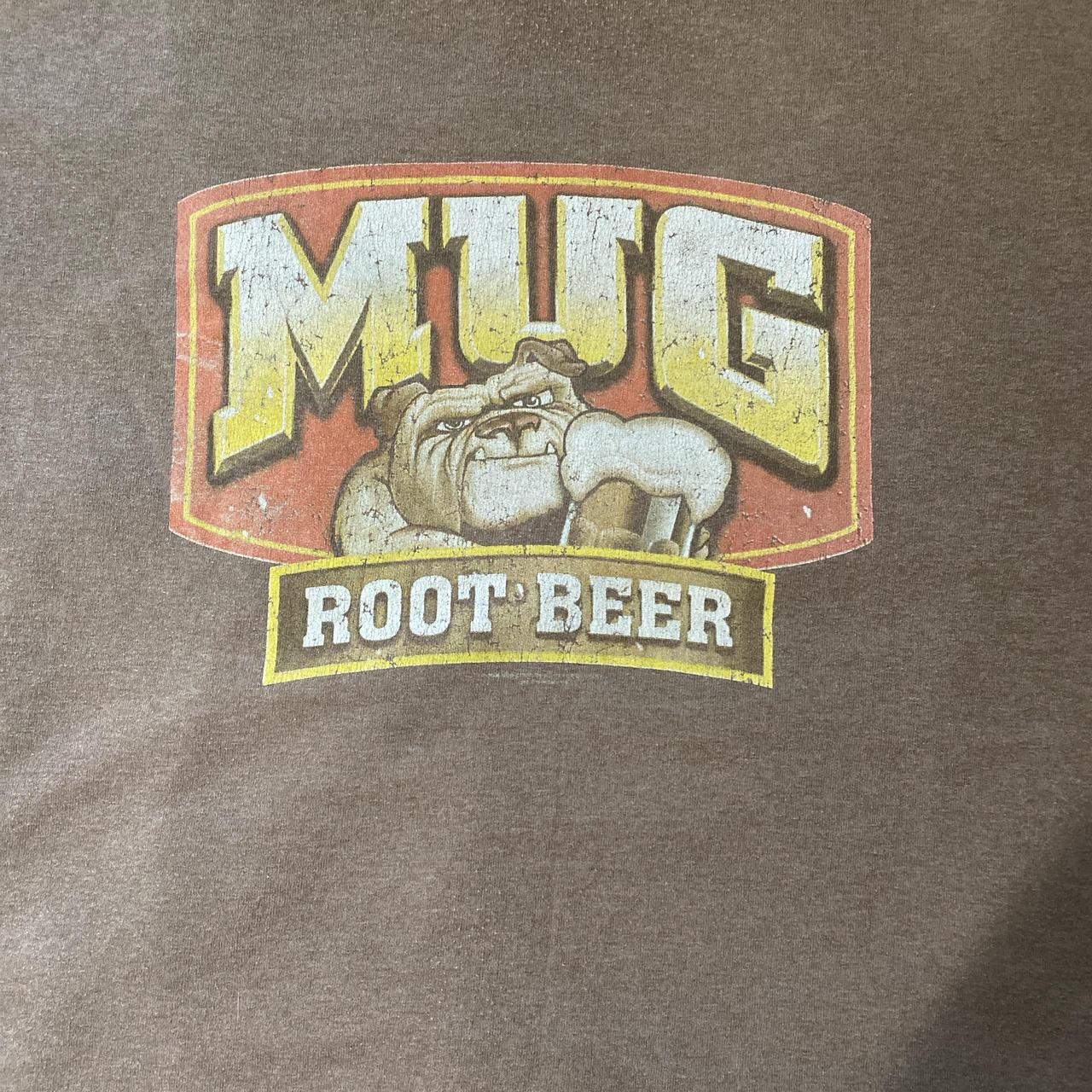 Vintage brown Mug Root beer T-shirt - XL - Depop