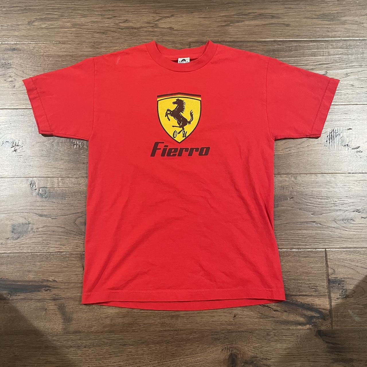 Vintage Ferrari Racing T shirt Size Medium, in... - Depop