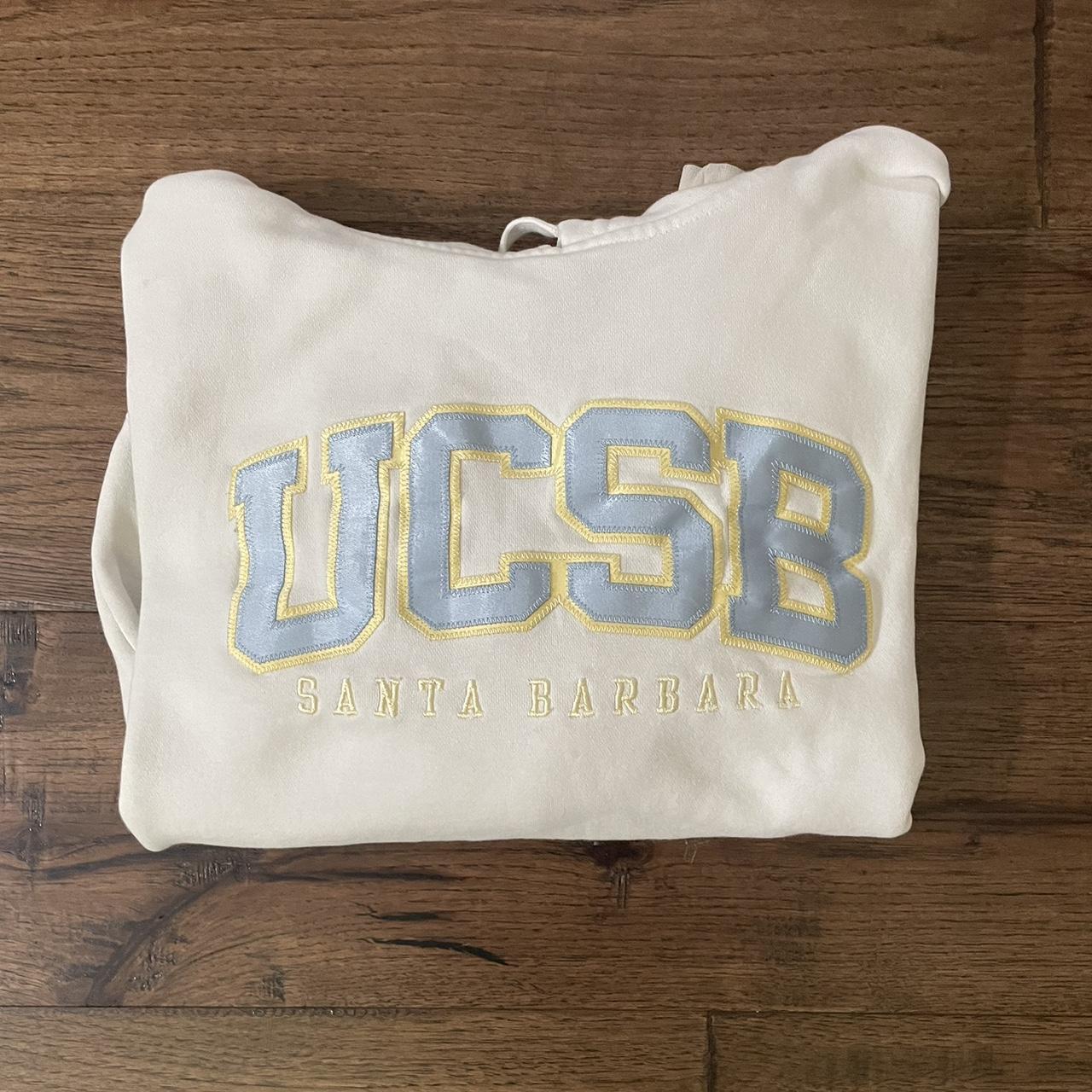 UCSB college wear vintage hoodie Size small, flaws... - Depop