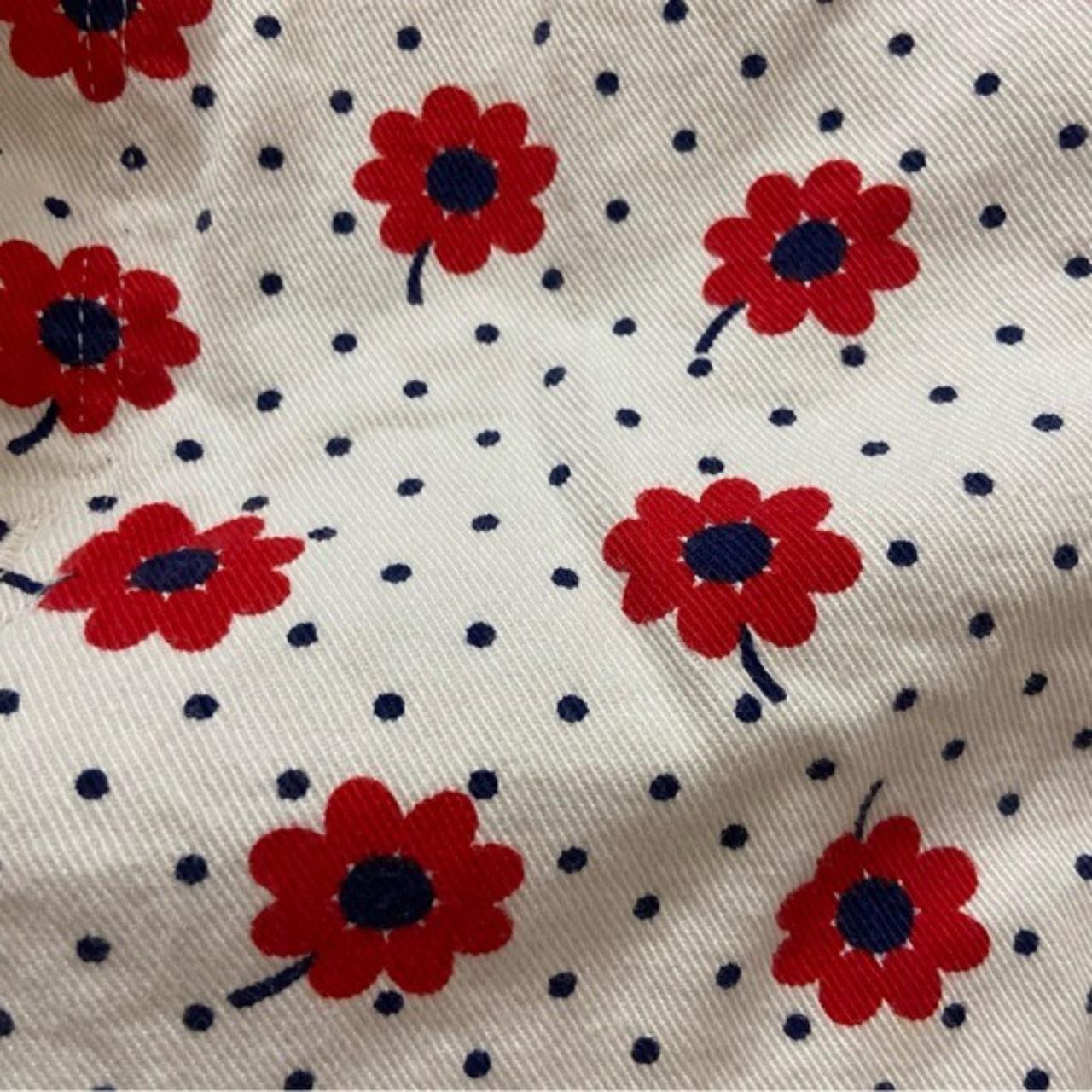 Wrangler Flower Print Jeans Vintage Size 13/14... - Depop