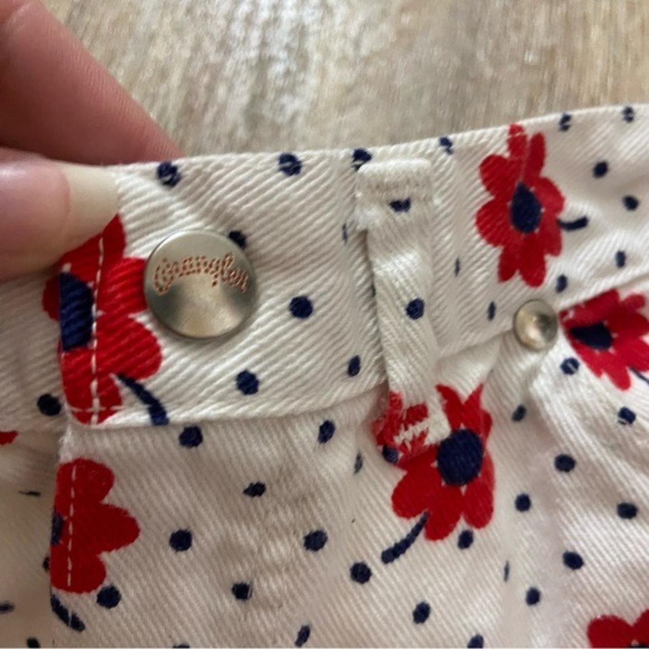 Wrangler Flower Print Jeans Vintage Size 13/14... - Depop