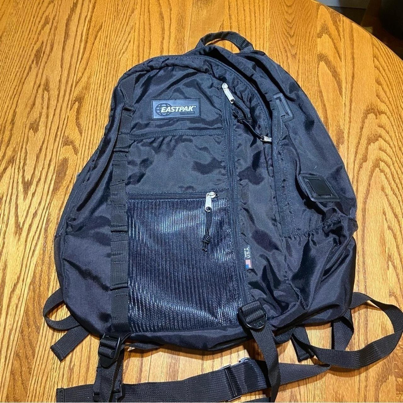 Eastpak Backpack Made in U.S.A. Smoke free home Vintage - Depop