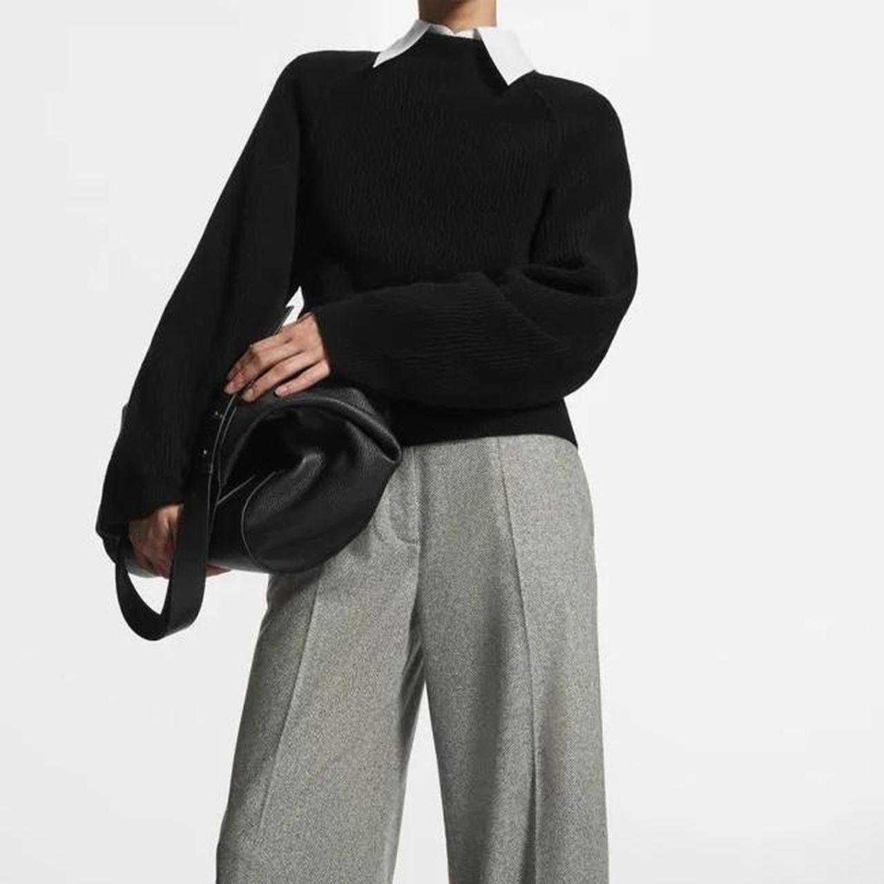 COS mock neck cashmere wool sweater size XS. Only... - Depop