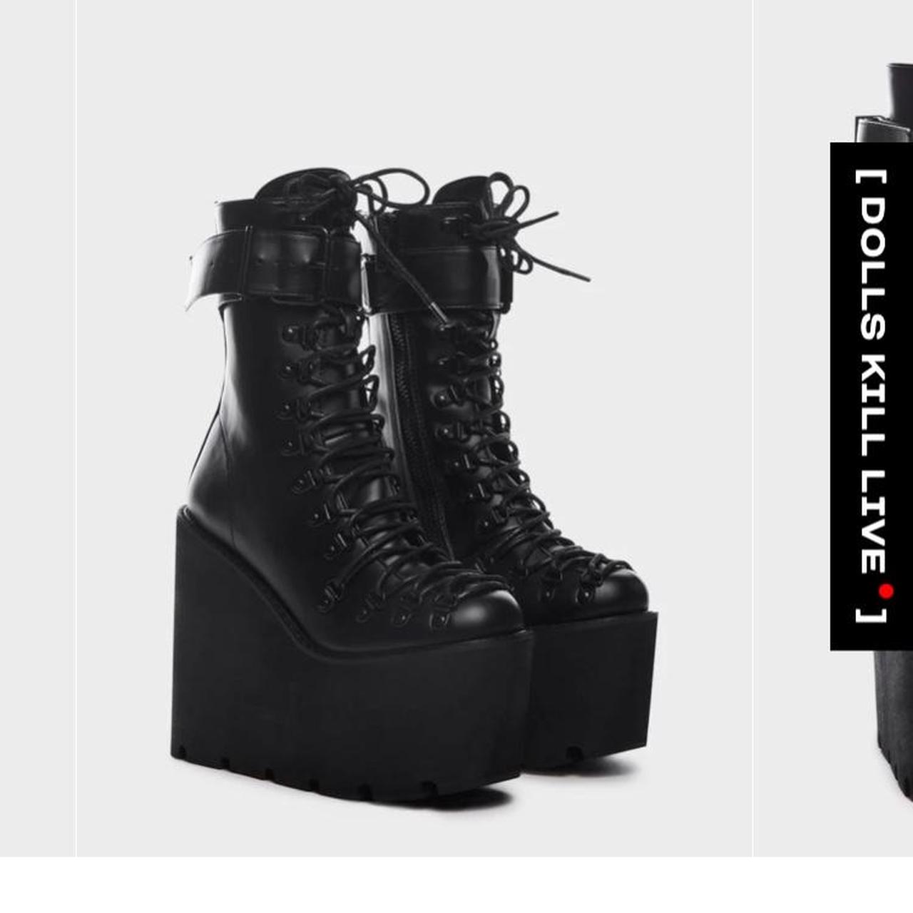 TRAITOR BOOTS FROM CURRENT MOOD new from dolls kill... - Depop