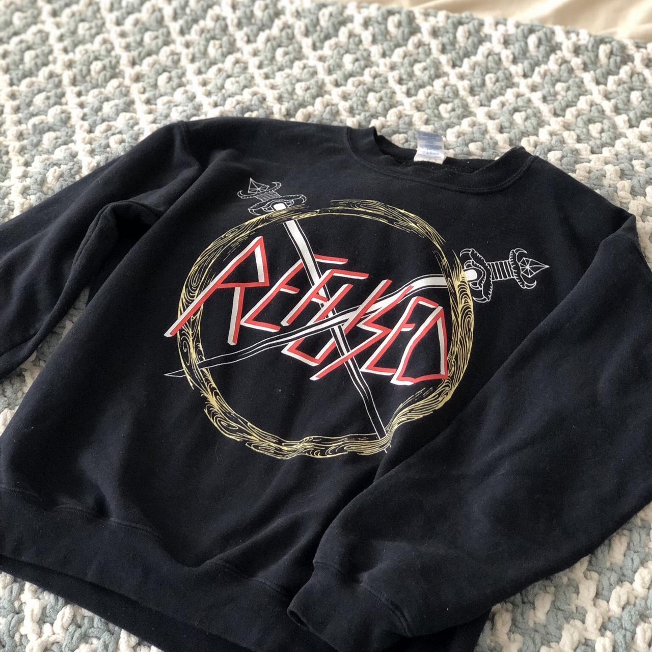 Refused band MEDIUM crewneck #refused #slayer #band... - Depop