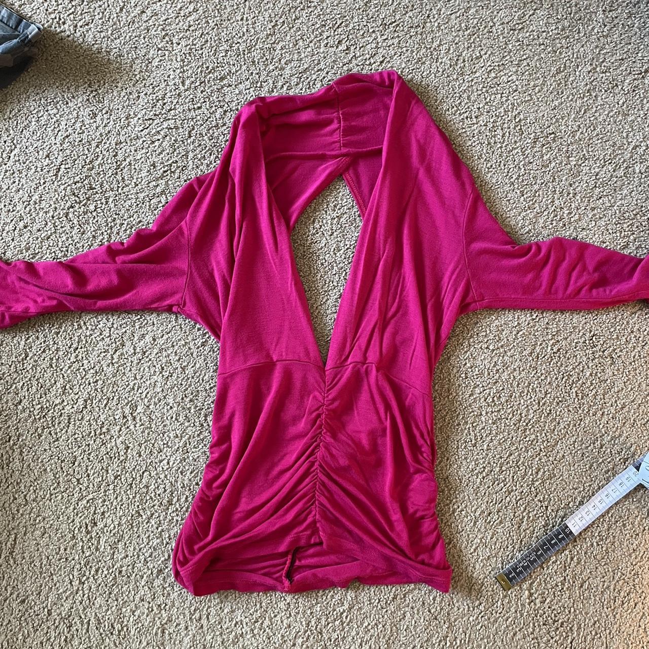 DEPOP PAYMENTS ONLY hot pink drop neck and open back... - Depop