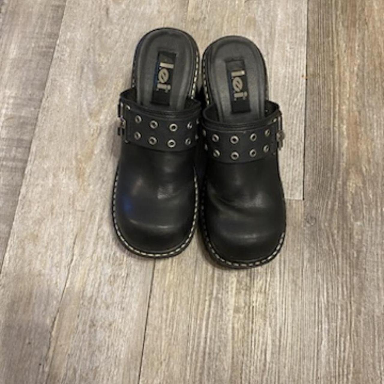 Y2K Lei platform lug sol with buckles 0#platform#Lei# - Depop