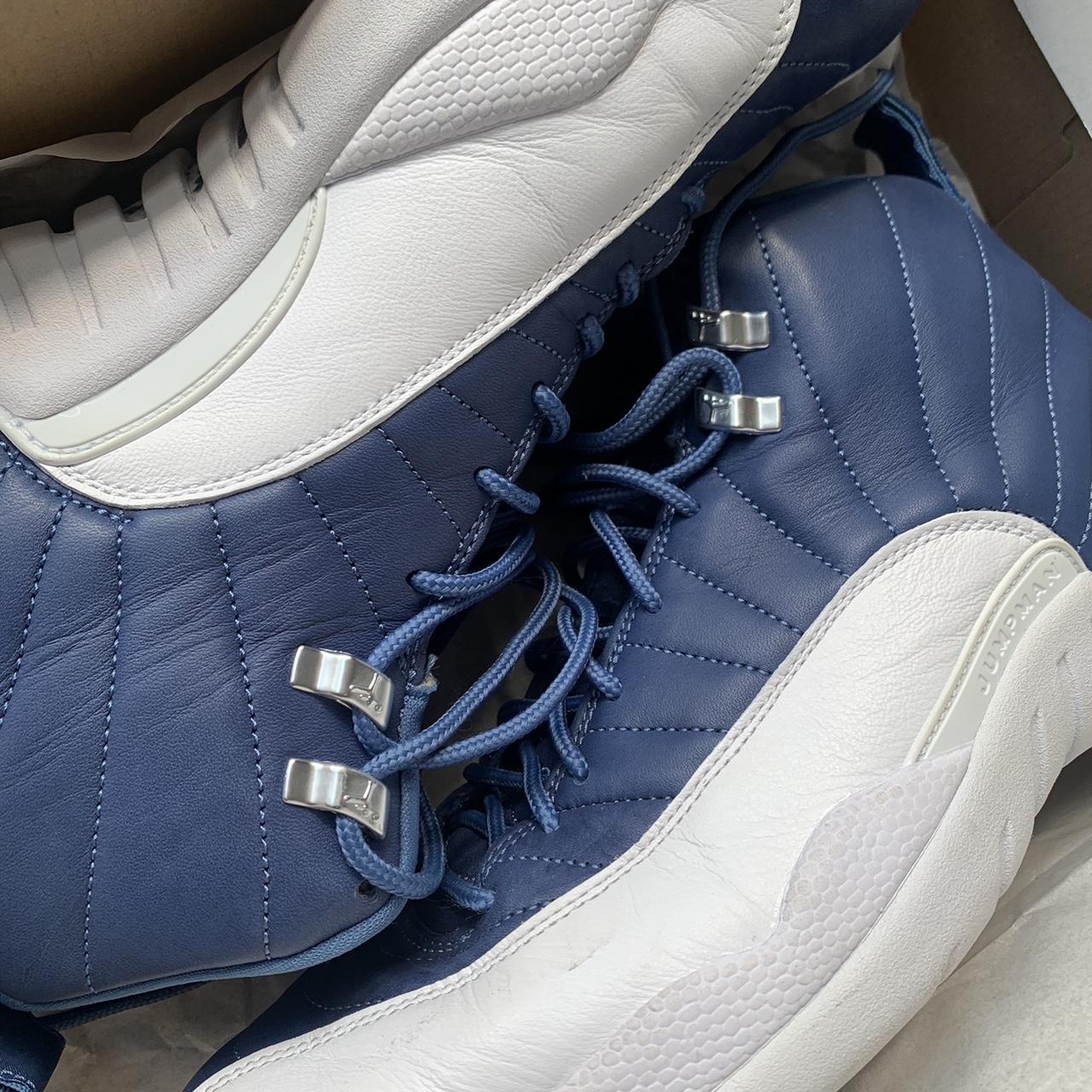 Jordan 12 “Indigo” Worn like 3 or 4 times, basically... - Depop