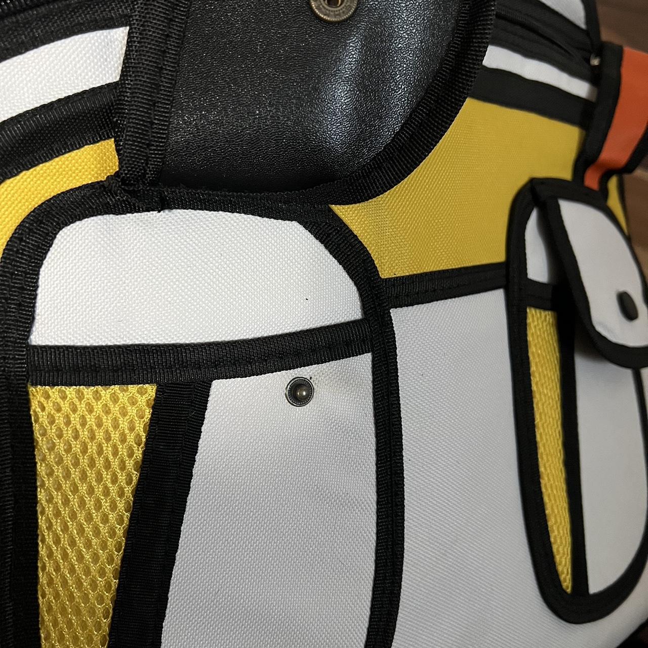 2d cartoon tote bag 3d illusion. Like new condition.... - Depop