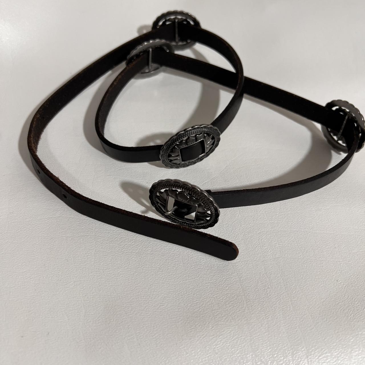Vintage concho Black Urban Outfitters leather... | Depop
