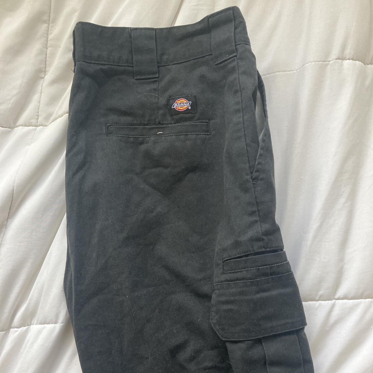 Dickies cargo pants black. baggy skater pants fits... - Depop